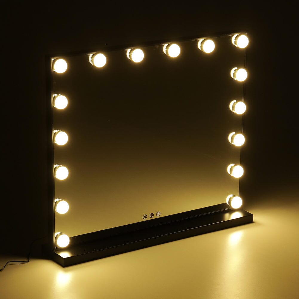 62CM Wide Rectangle Hollywood LED Makeup Vanity Mirror – Living and Home