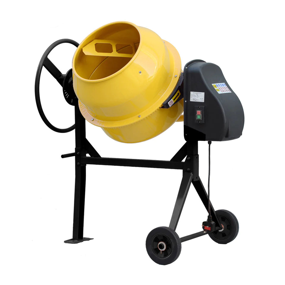 140L Electric Portable Cement Concrete Mixer with Wheels – Living and Home