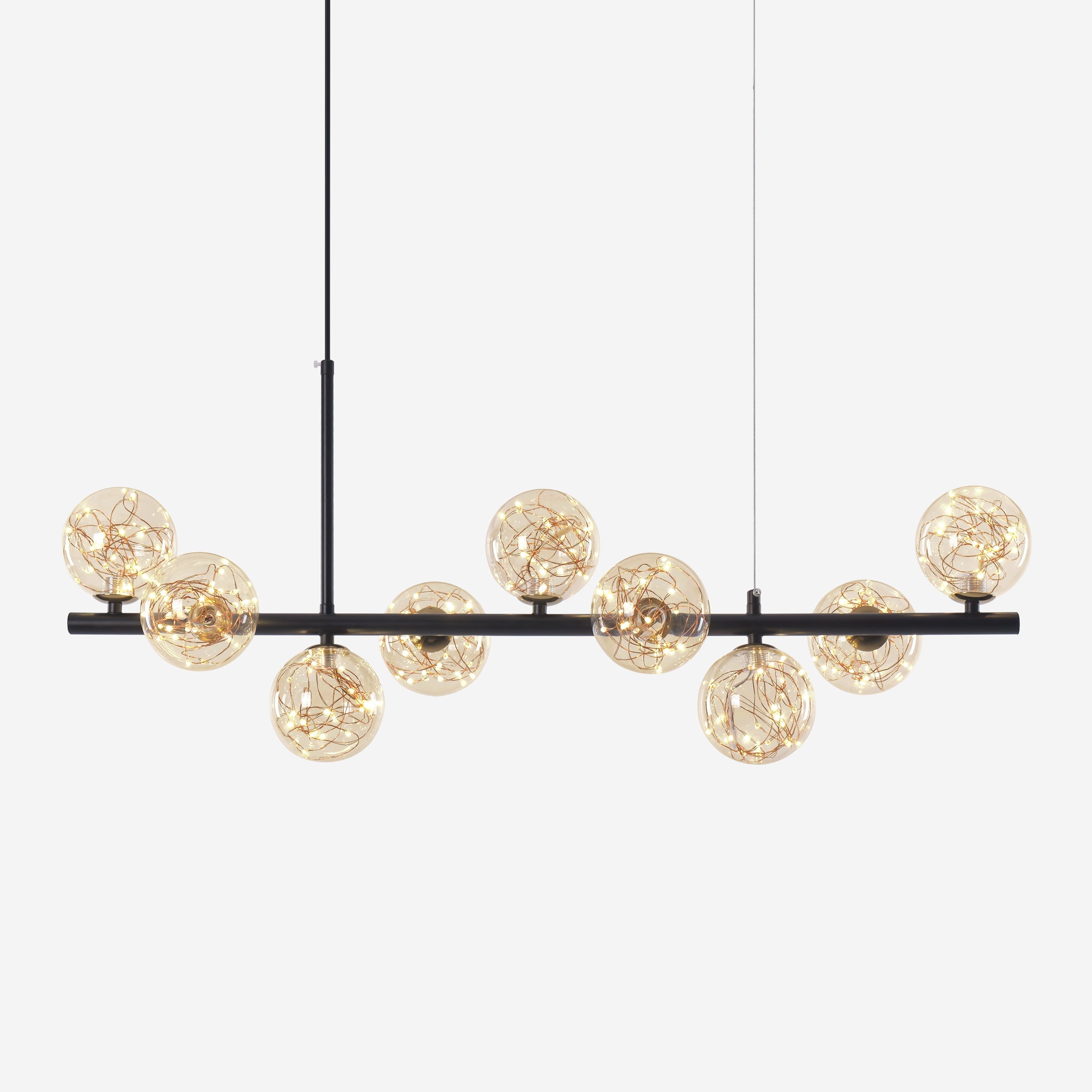 Cumulus - Modern Metal Chandelier with LED Starry Sky Effect – Living ...