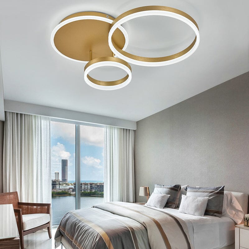 2/3.5 ft Circles Ceiling Light with LED Dimmable/Non-Dimmable – Living ...
