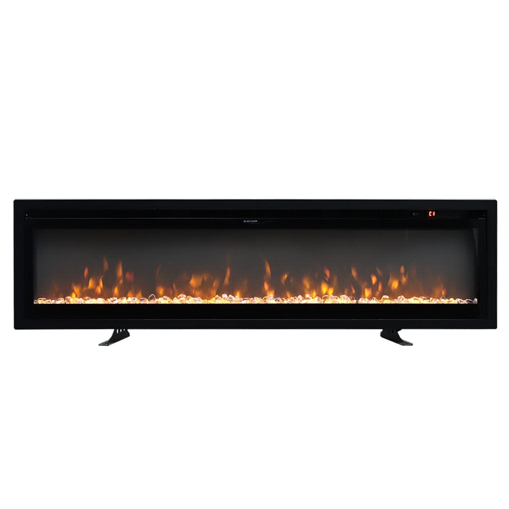 40/50/60/70/80 Inch Electric Fireplace 9 Colour LED Flame Effect Heate ...