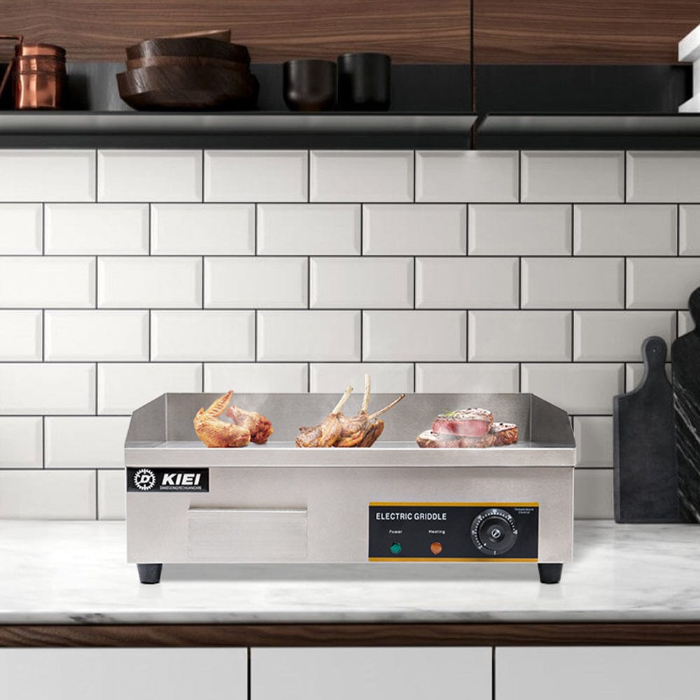 73cm W Stainless Steel Electric Griddle Need to Connect Air Circuit-Br ...