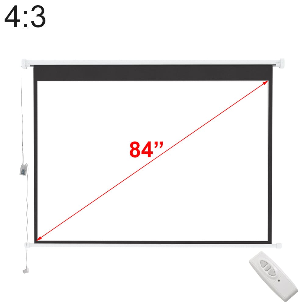 Wall Mount Electric Projector Screen for Home Theater Movie – Living ...