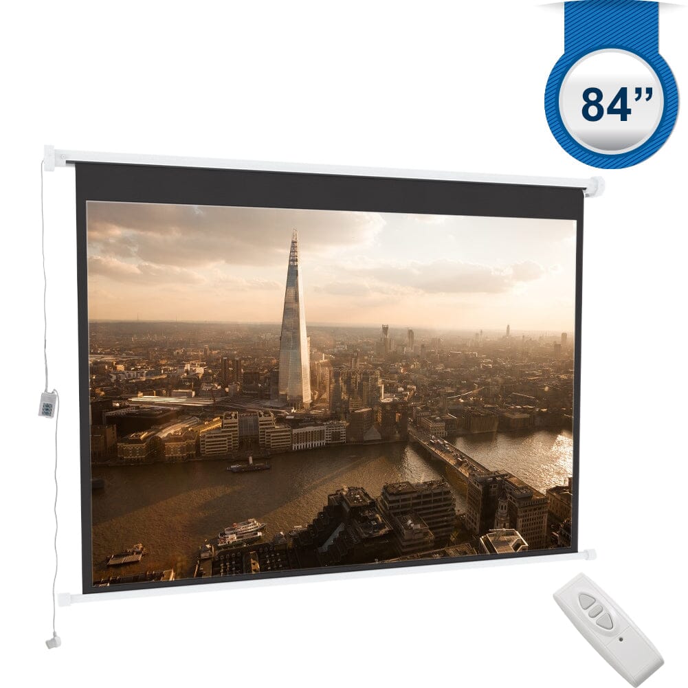 Wall Mount Electric Projector Screen for Home Theater Movie – Living ...