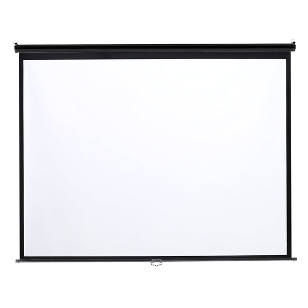 4:3 Projector Screen with Manual Pull Down for Home Theater – Living ...