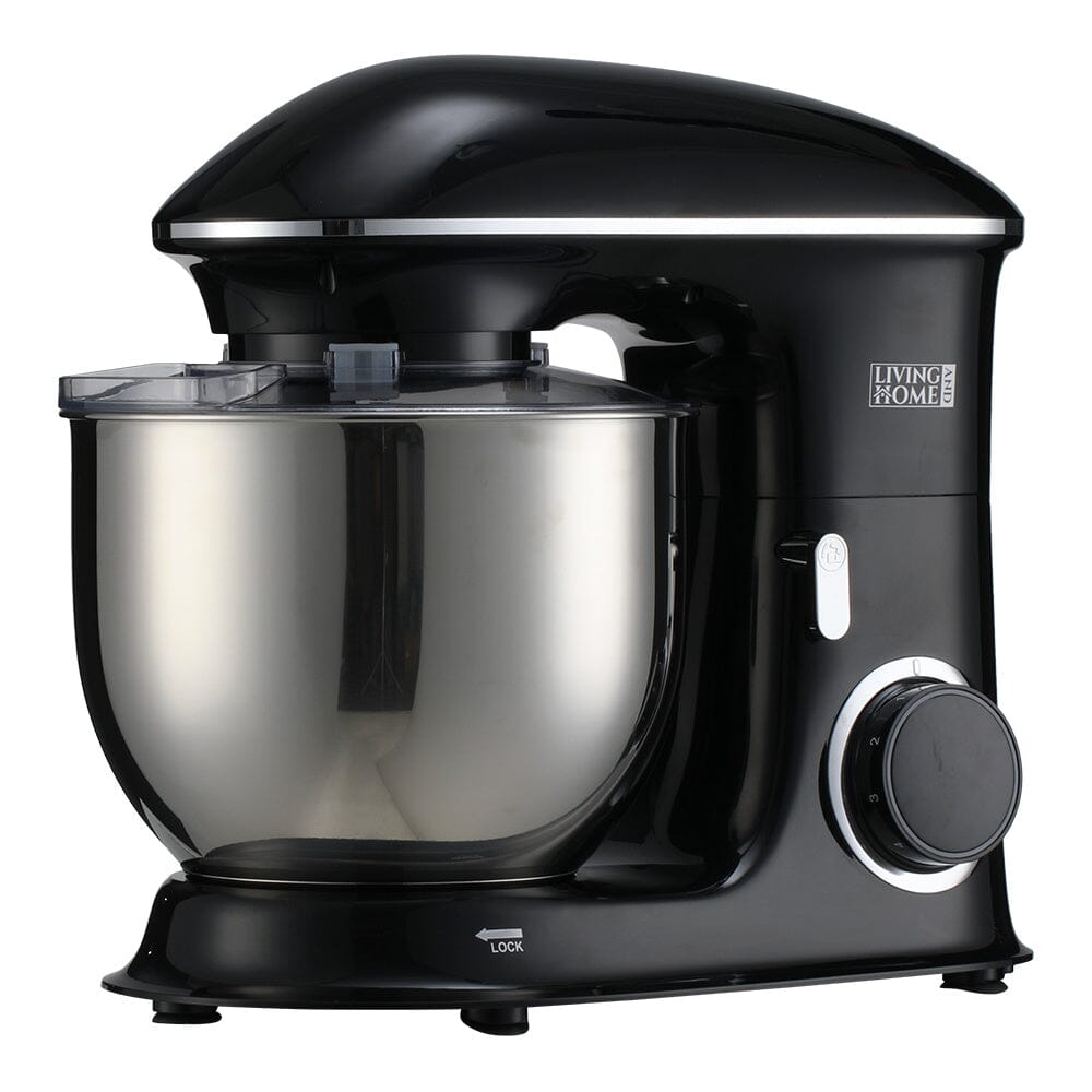 7-Quart Black Household Stand Mixer – Living and Home