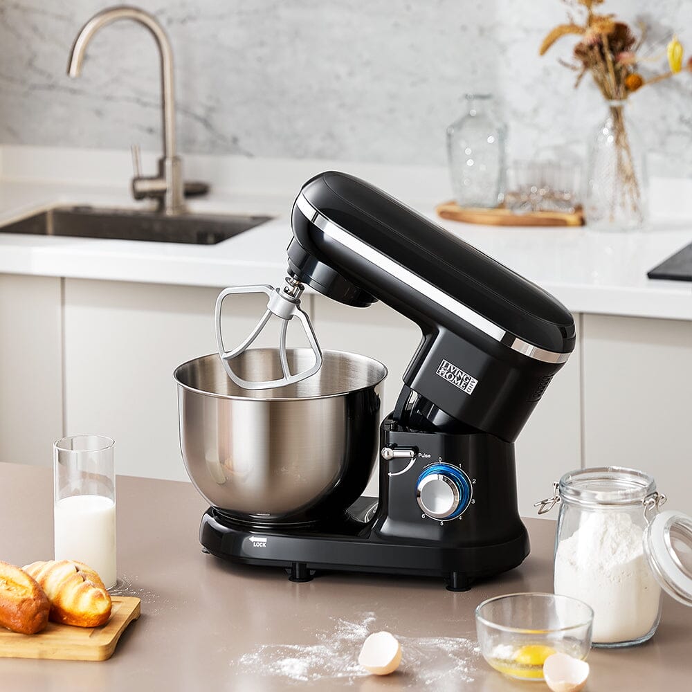 5.5-Quart Household Stand Black Mixer – Living and Home