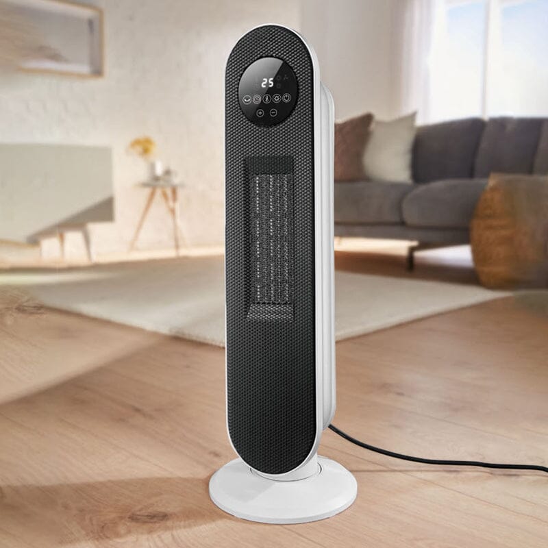 2ft H White Digital PTC Ceramic Heater with Remote Control – Living and ...