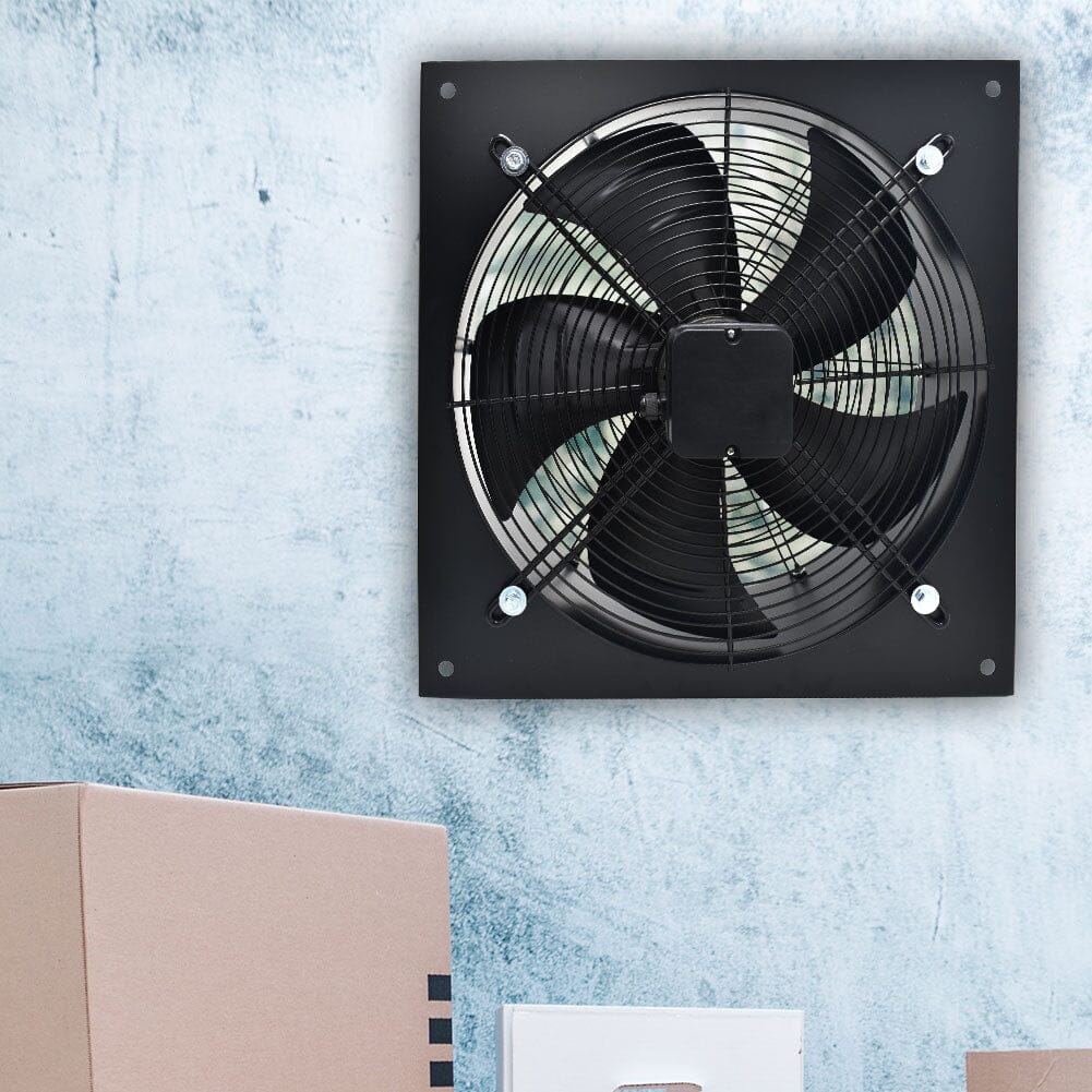 200mm Exhaustor Fan Ventilation Wall-Mounted Axial Fan – Living and Home