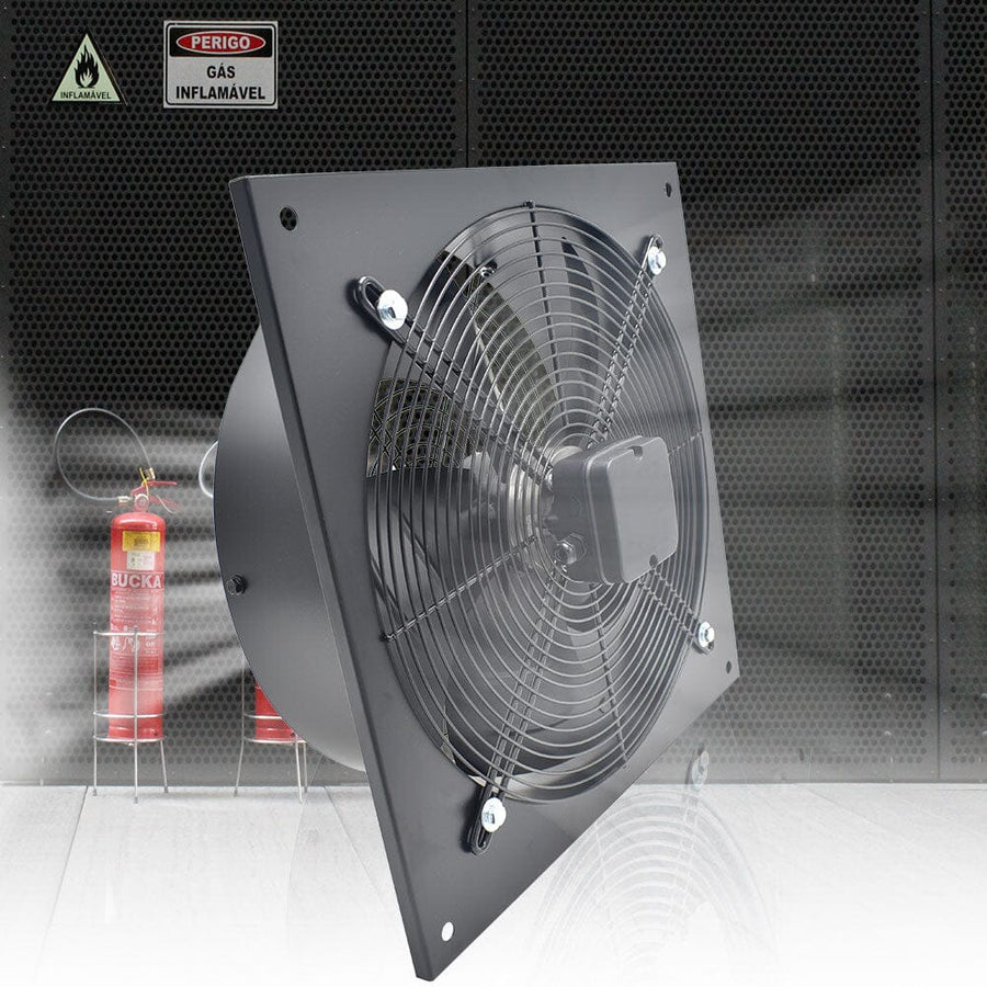 200mm Exhaustor Fan Ventilation Wall-Mounted Axial Fan – Living and Home