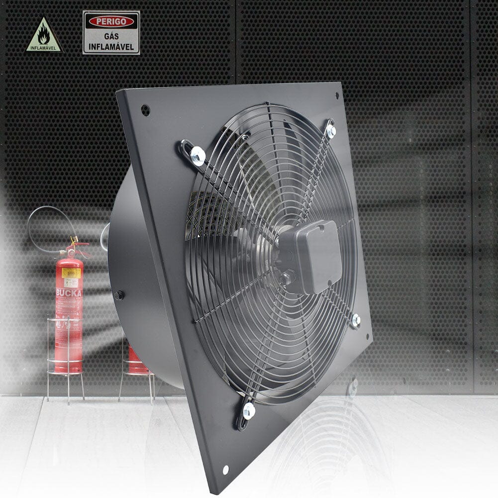 200mm Exhaustor Fan Ventilation Wall-Mounted Axial Fan – Living and Home