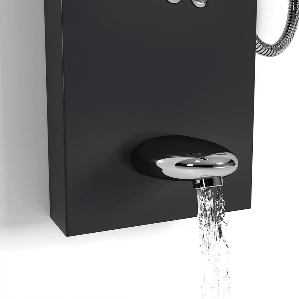 126cm Height 5 Function LED Display Shower Panel Shower System with Ha ...