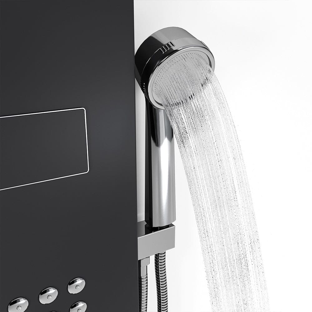 126cm Height 5 Function LED Display Shower Panel Shower System with Ha ...