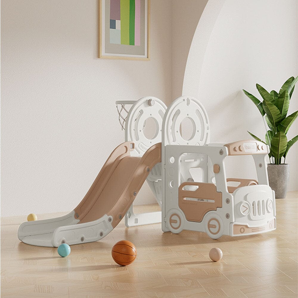 3-in-1 Kids Toddler Swing and Slide Set Climber Playset – Living and Home