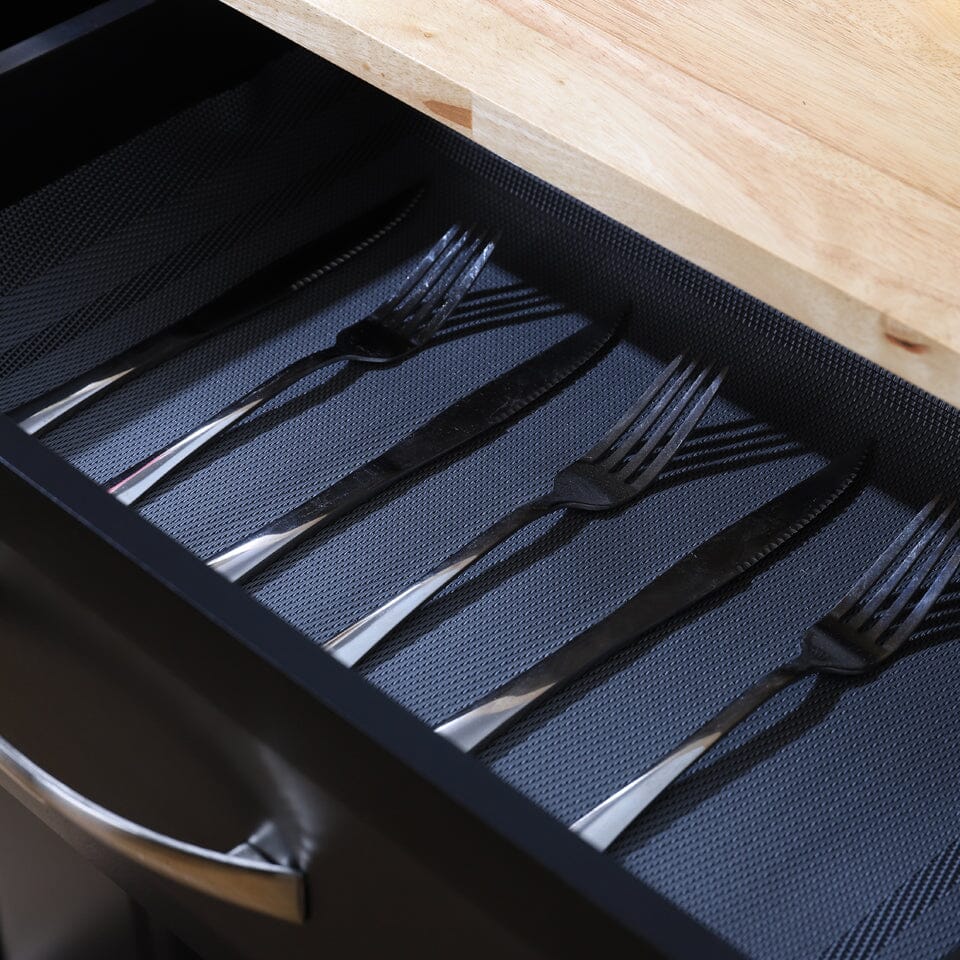 3ft Wooden Large Catering Trolley Cart Kitchen Cabinet with Drawer ...