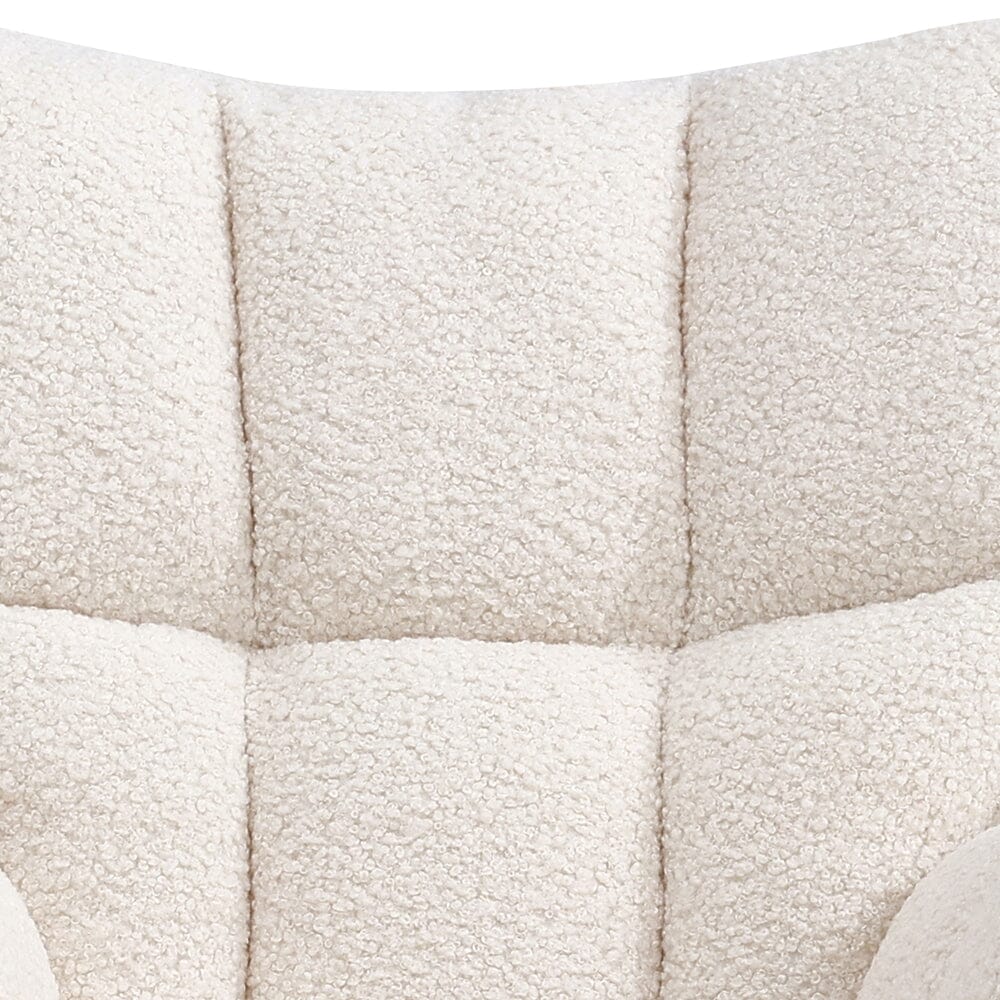 3ft Patchwork Upholstered Rocking Chair with Wooden Skates – Living and ...