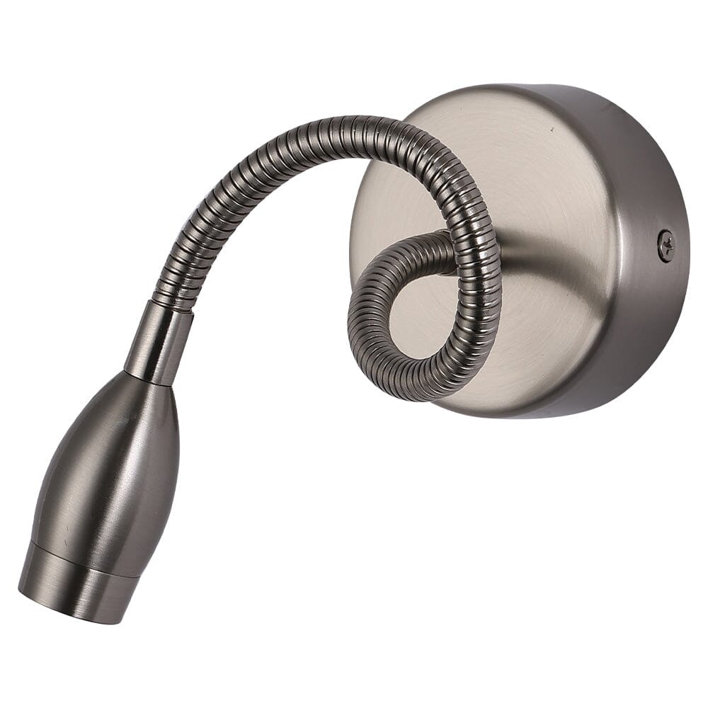 Contemporary Adjustable Gooseneck LED Wall Light – Living and Home