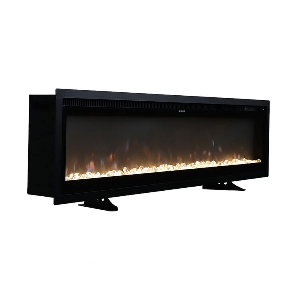 40/50/60/70/80 Inch Electric Fireplace 9 Colour LED Flame Effect Heate ...