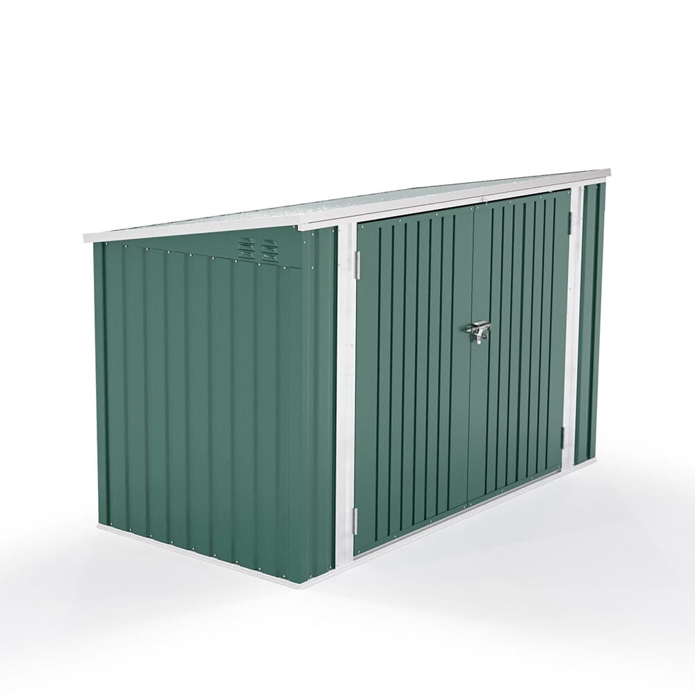 7ft Steel Bike Shed Lockable Garden Storage Shed – Living and Home