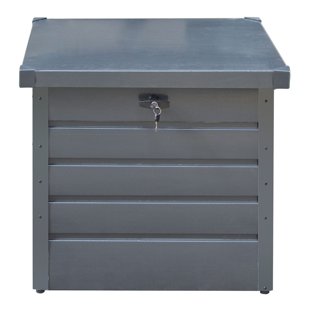 200L/600L Metal Outdoor Garden Storage Box Lockable Waterproof – Living ...