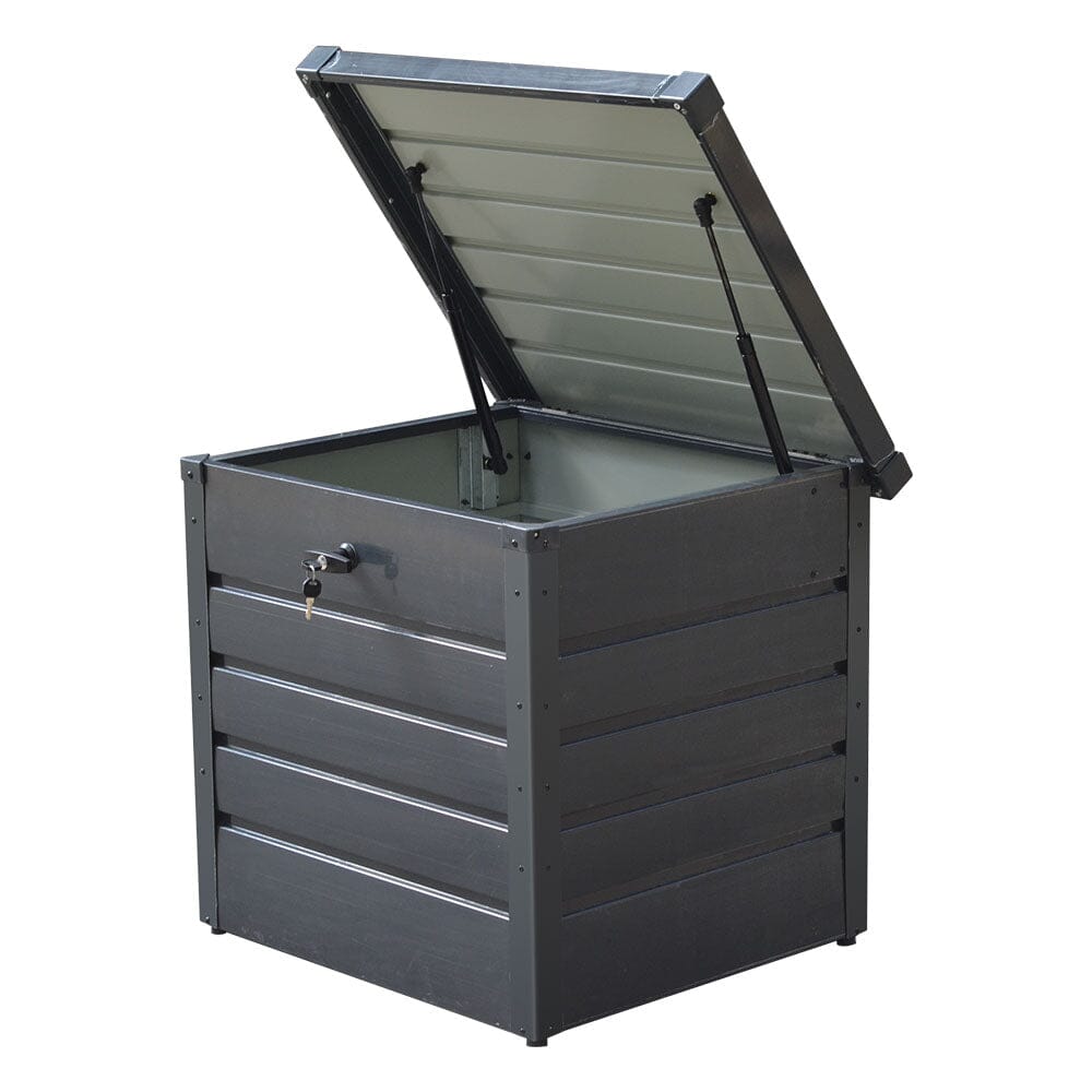 200L/600L Metal Outdoor Garden Storage Box Lockable Waterproof – Living ...