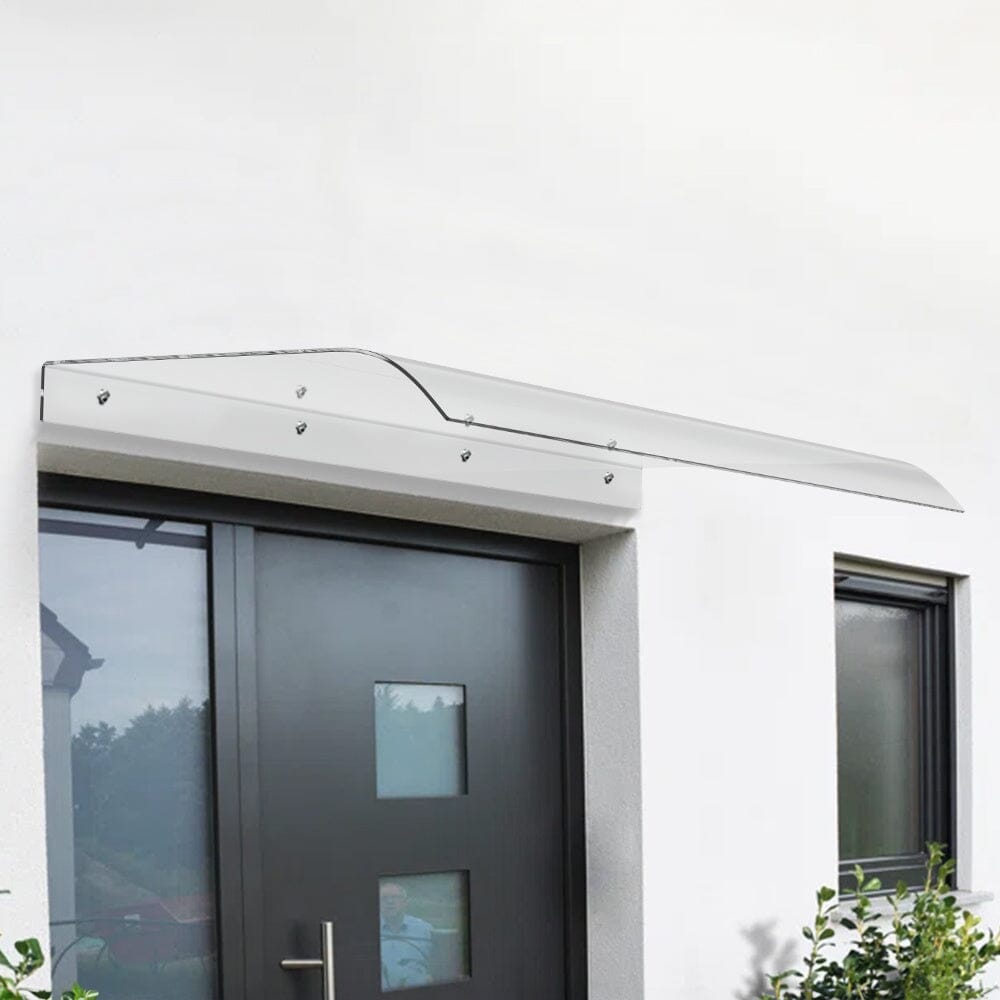 1M / 1.2M / 1.6M / 2M Transparent Arc Awning Canopy for Window and Doo ...
