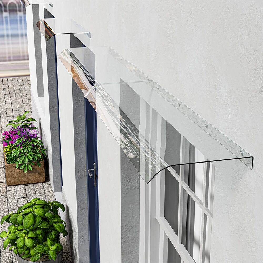 Transparent Window Door Awning Canopy – Living and Home