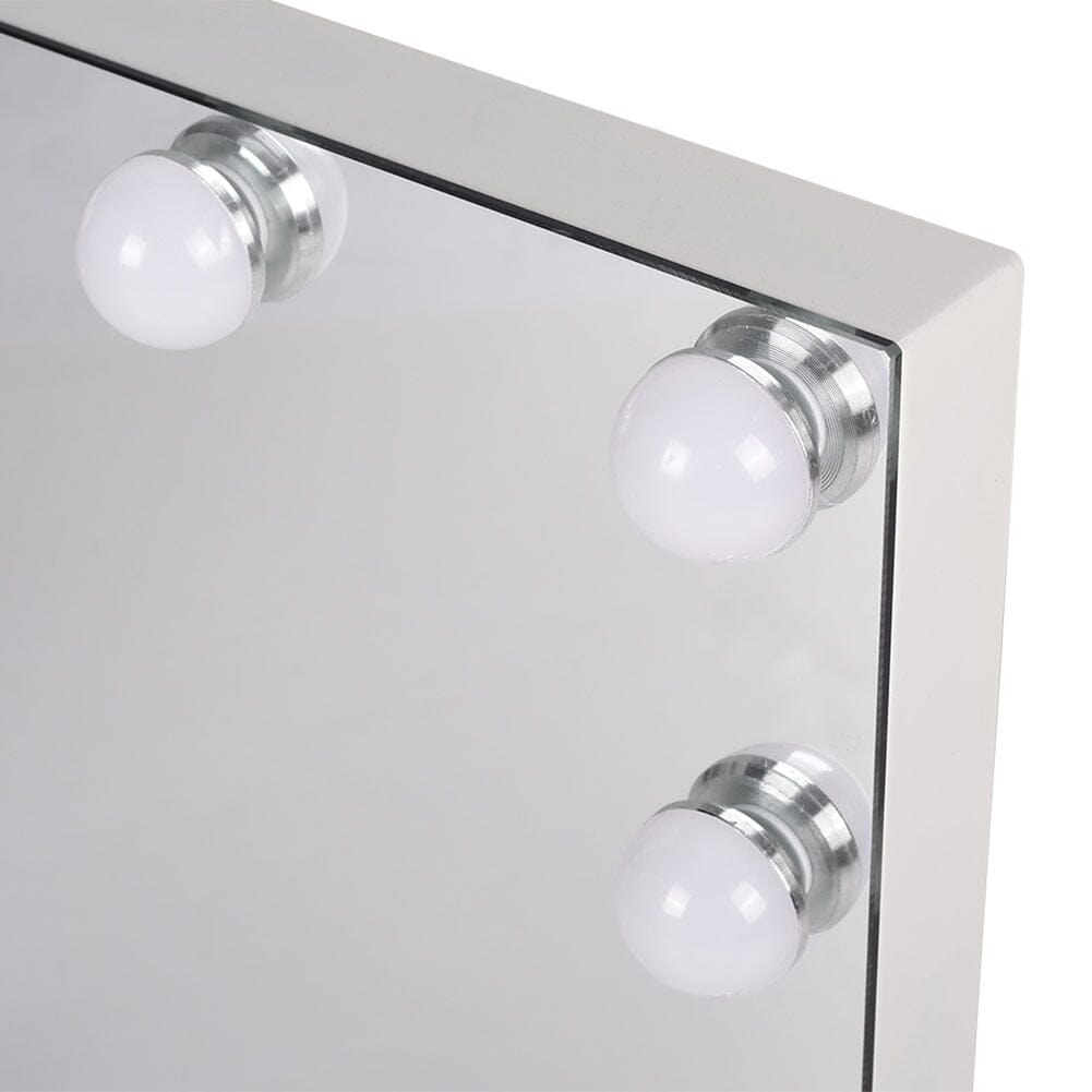 50cm W Rectangle Hollywood LED Lighted Cosmetic Mirror – Living and Home