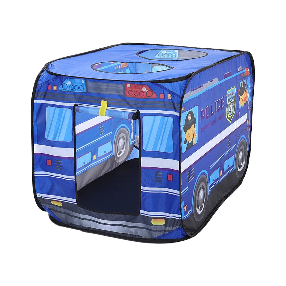 Police Truck Foldable Tent Pop Up Kids Playhouse – Living and Home