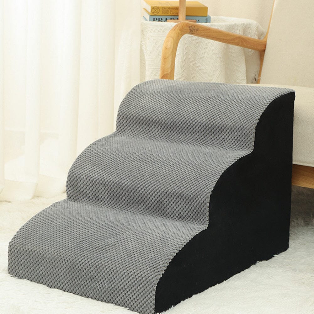 Comfy Non-Slip Pet Steps with Removable Cover – Living and Home