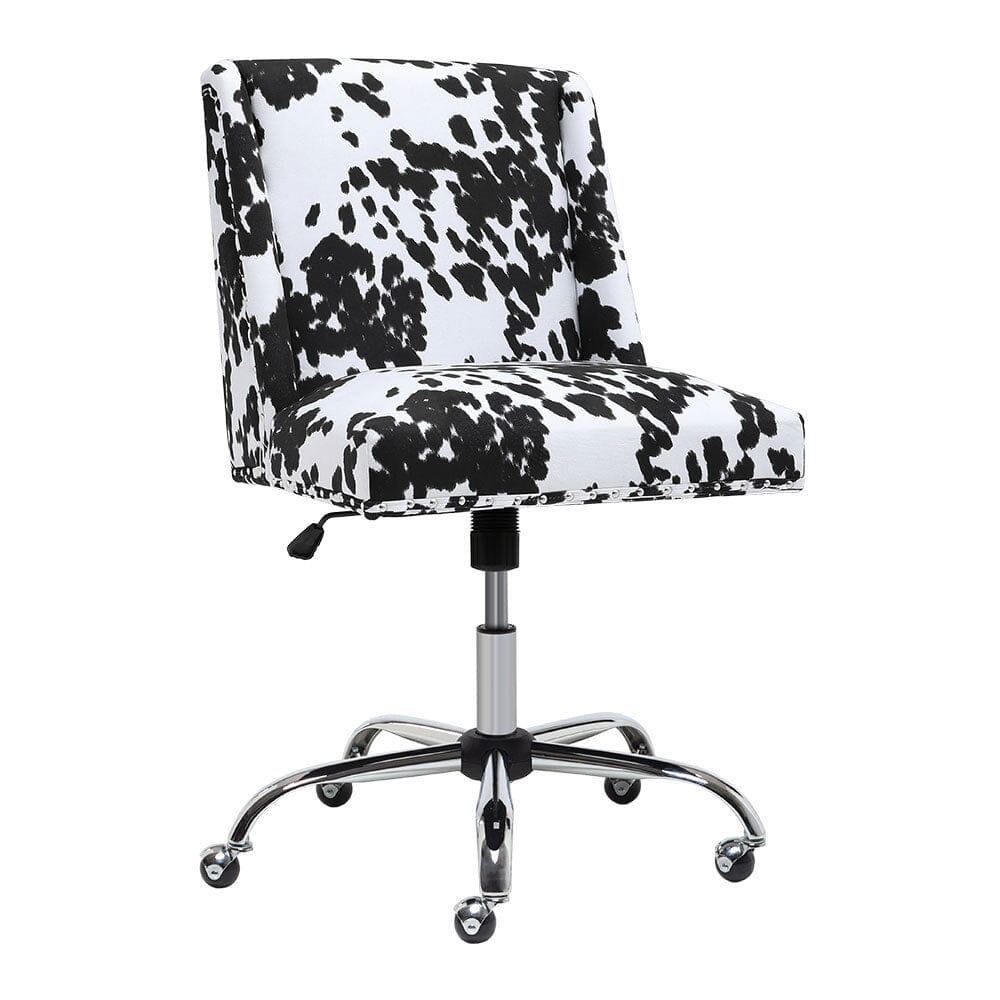 Milk Cow Print Swivel Office Chair – Living and Home