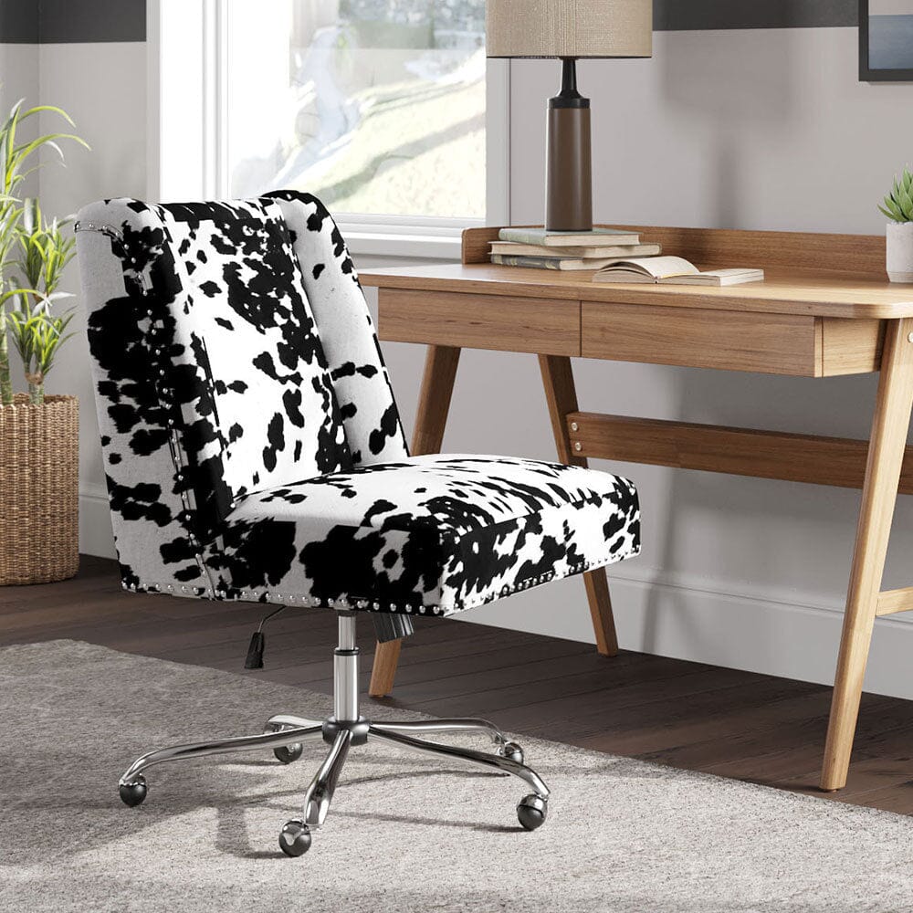 Milk Cow Print Swivel Office Chair – Living and Home