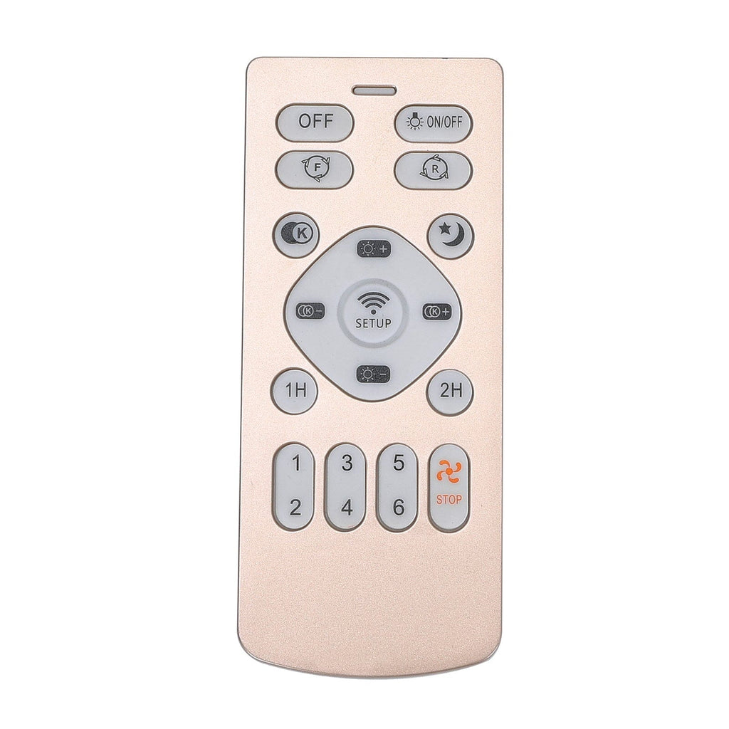 Dia 55cmCeiling Fan with 3 Colour LED Light and Remote Control – Living ...