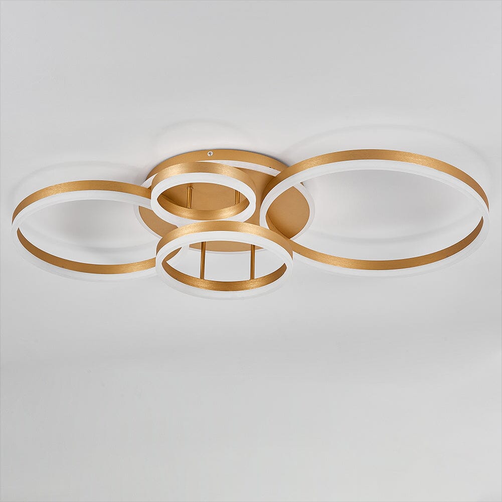 2/3.5 ft Circles Ceiling Light with LED Dimmable/Non-Dimmable – Living ...