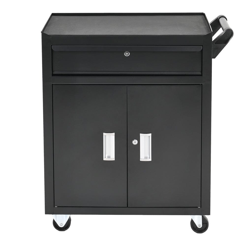 Lockable Rolling Tool Storage Cabinet – Living and Home