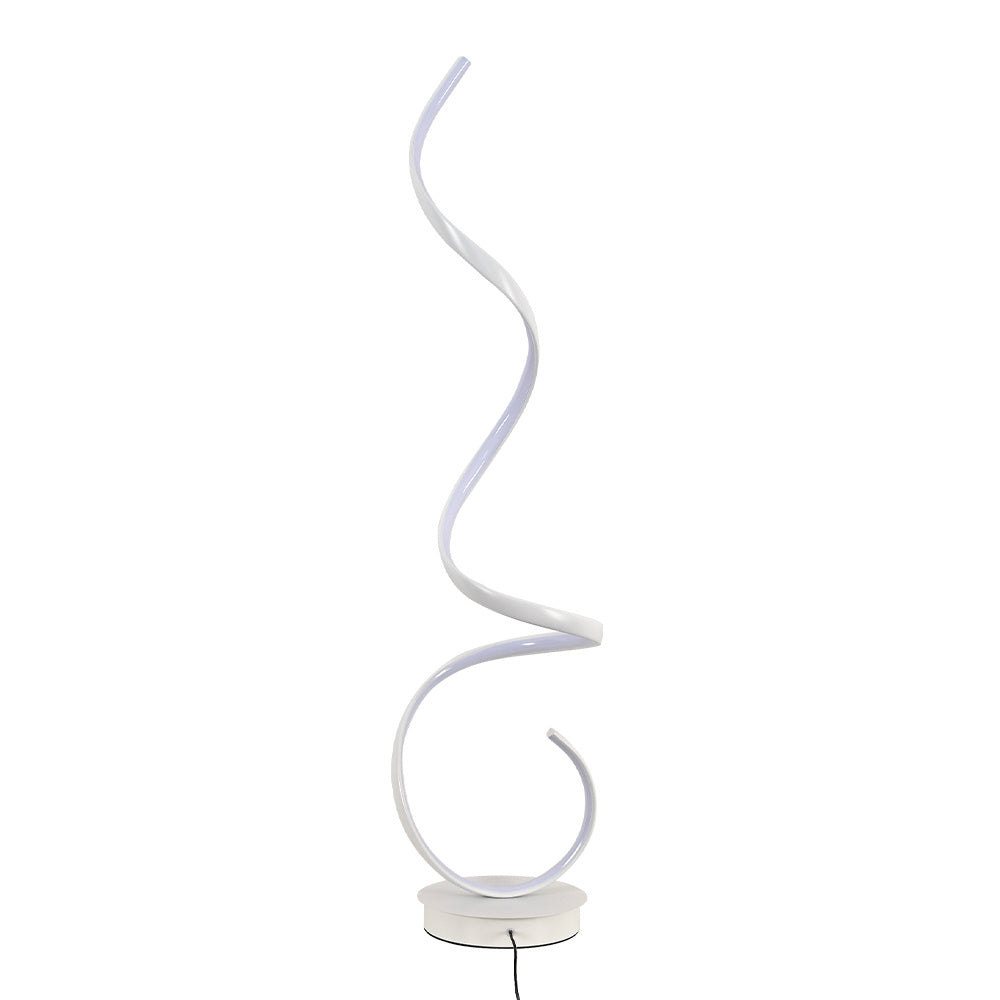 Spiral LED Floor Lamp 131cm Standing Lamp – Living and Home