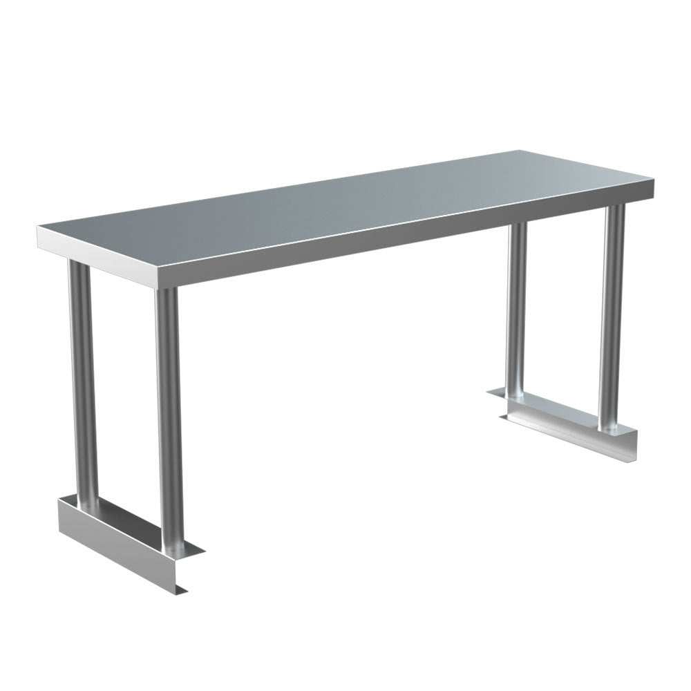 Kitchen Prep Table Over Shelf Single Double Tier Overshelf – Living and ...