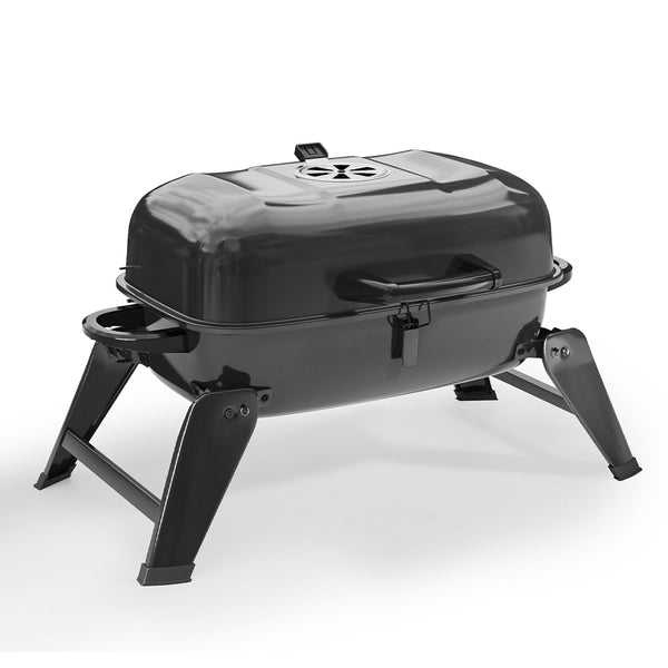 Portable Charcoal BBQ Grill Tabletop Mini Grill with Lip – Living and Home
