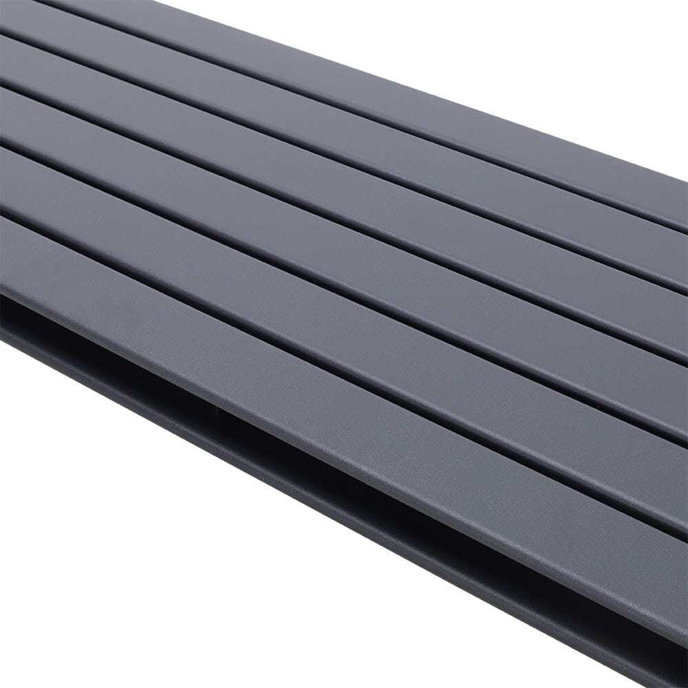 160cm H Smoke Grey Vertical Radiator with Double Panel – Living and Home