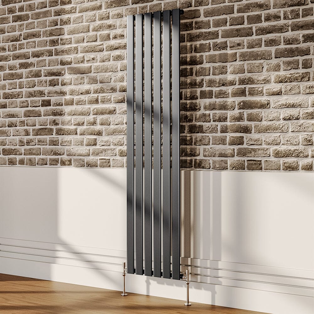 6ft Vertical Single Panel Radiator Anthracite Space Heater – Living and ...
