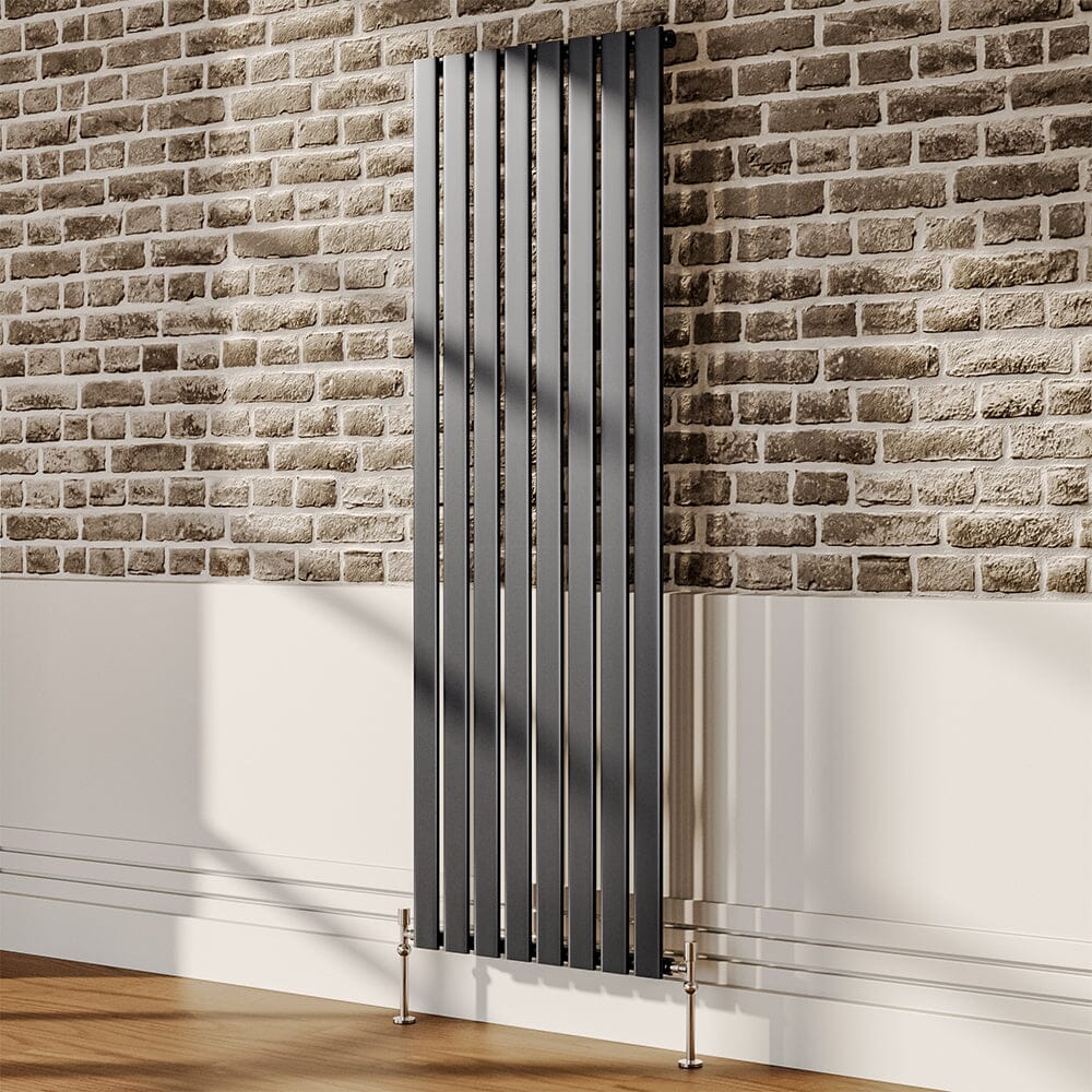 6ft Vertical Single Panel Radiator Anthracite Space Heater – Living and ...