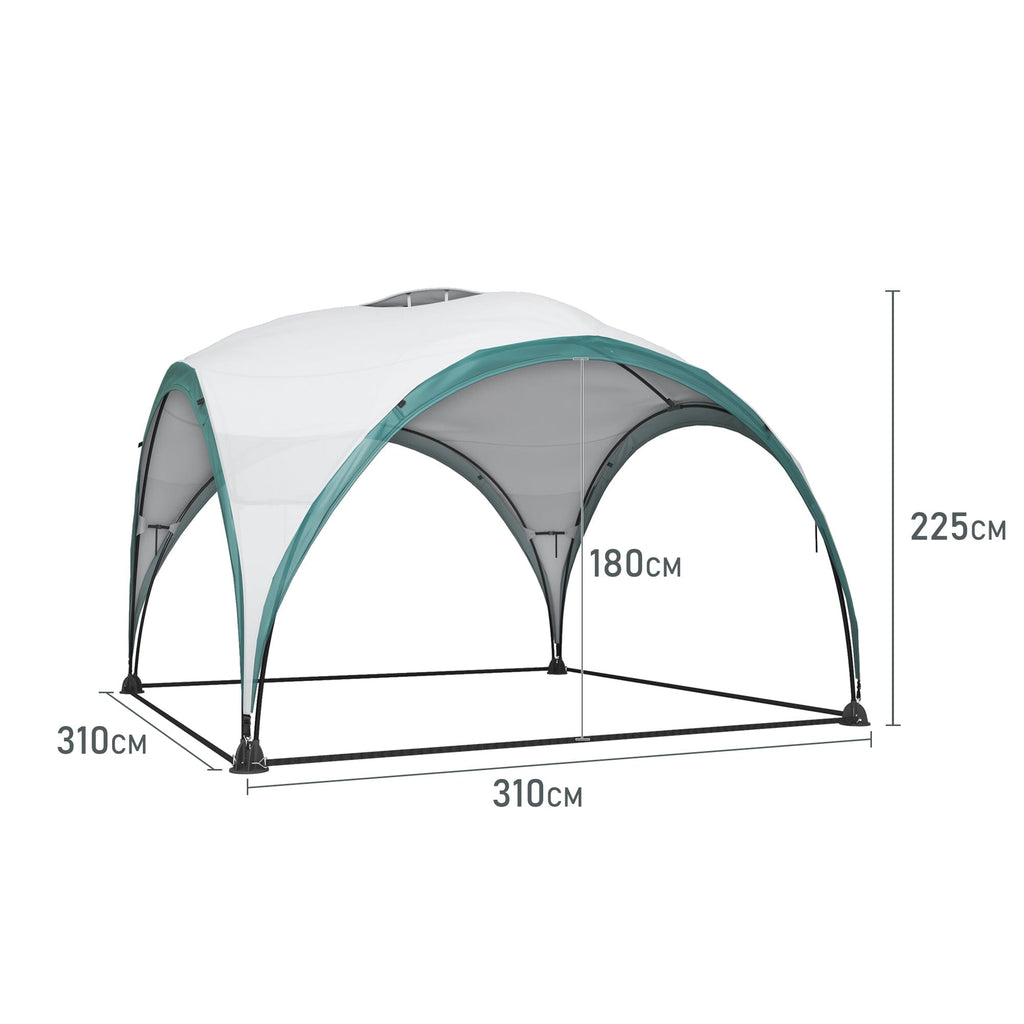 310cm Outdoor Canopy Polyster Gazebo Tent – Living and Home