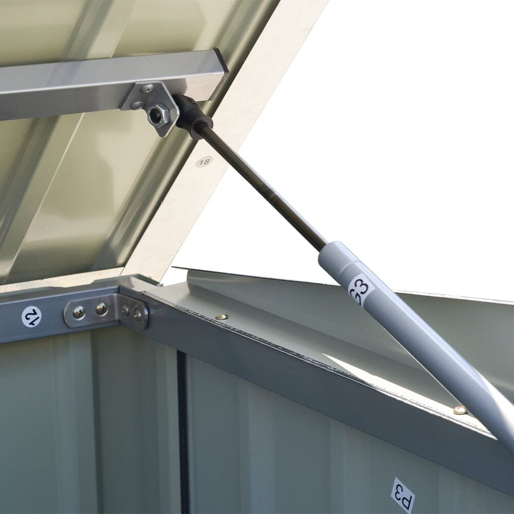 7ft Steel Bike Shed Lockable Garden Storage Shed – Living and Home