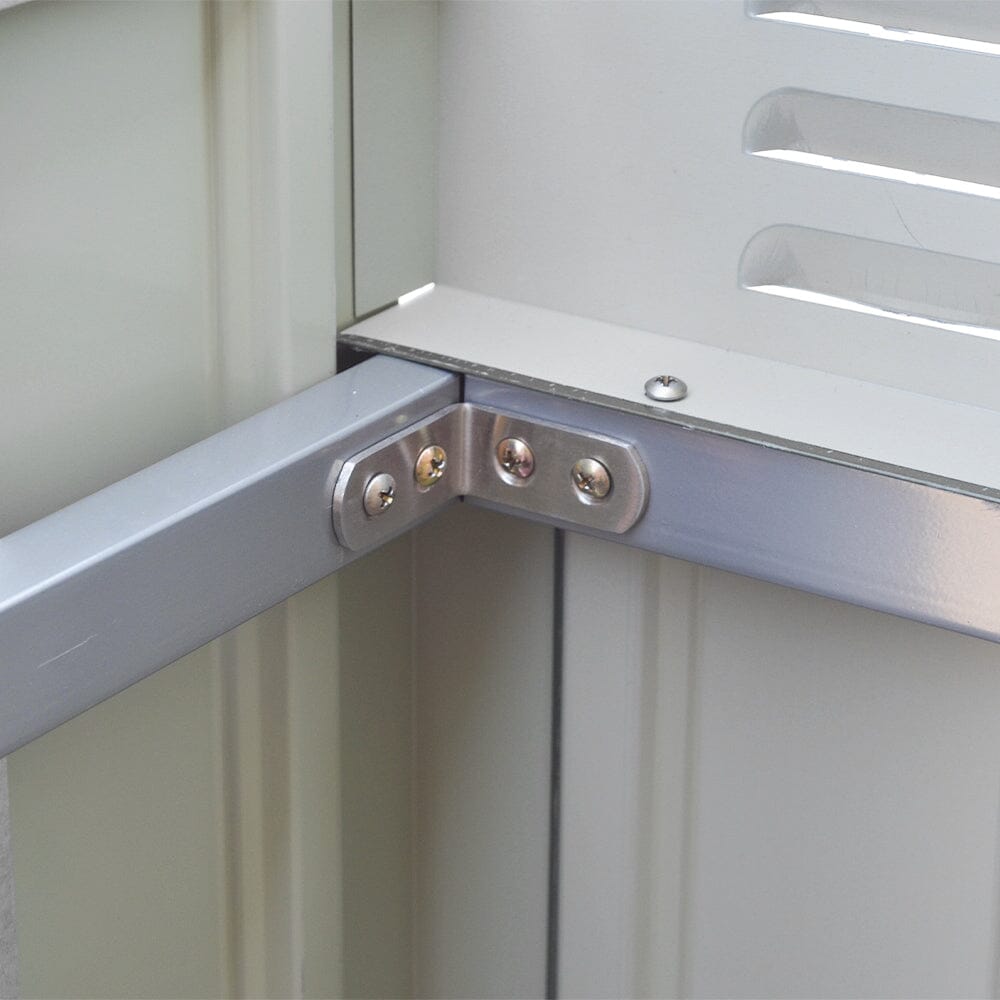 7ft Steel Bike Shed Lockable Garden Storage Shed – Living and Home