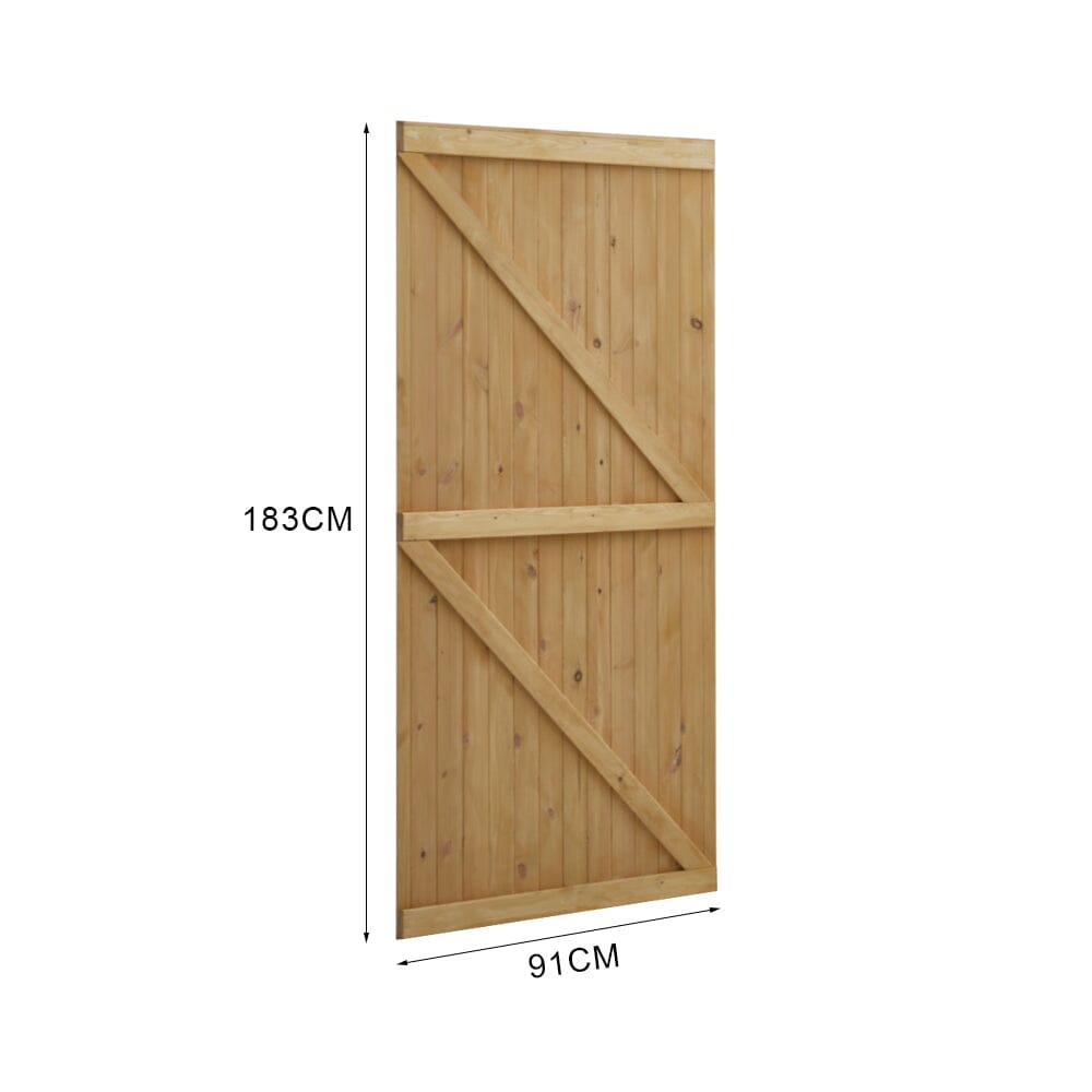 4ft/6ft H Pine Wood Garden Gate with Latch – Living and Home