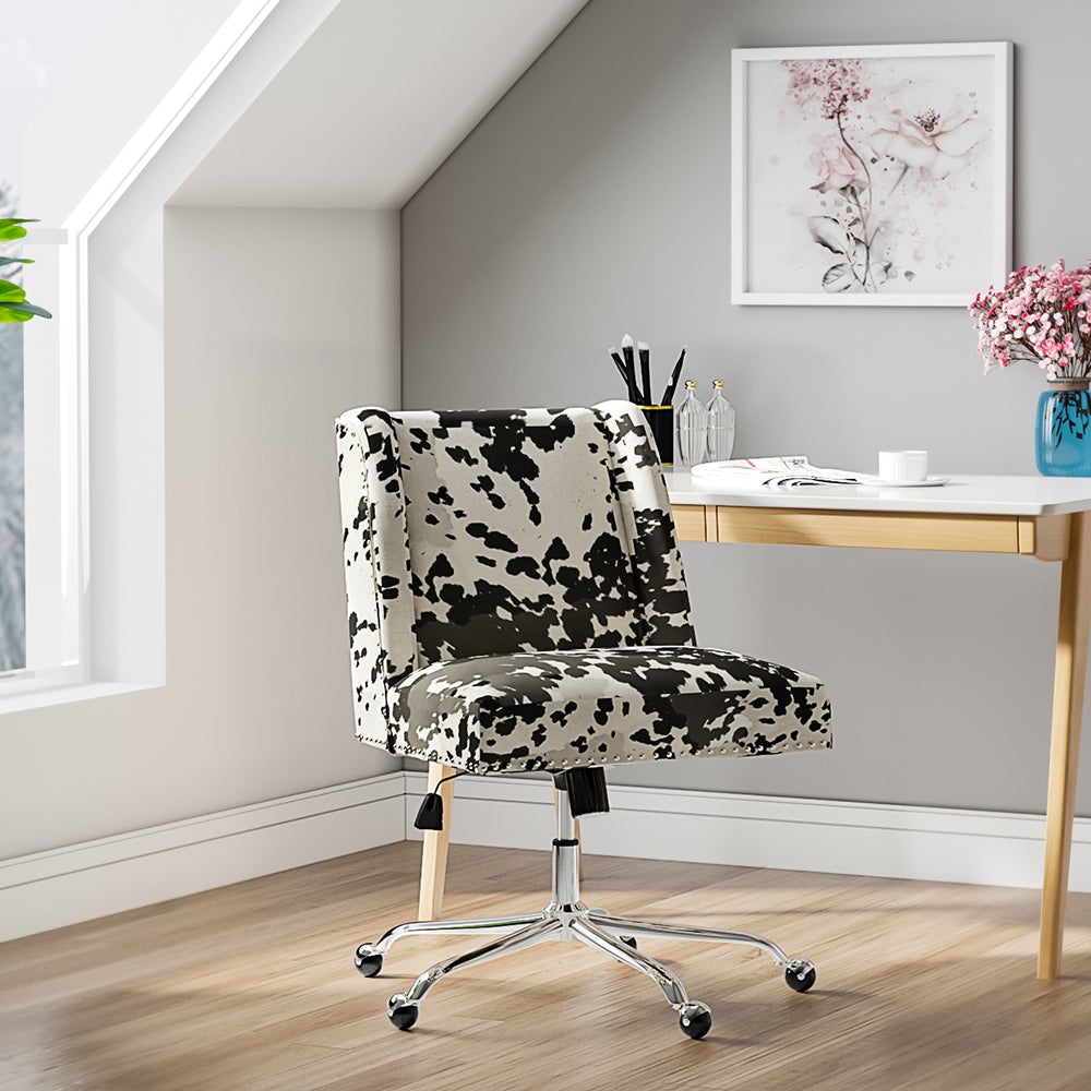 Milk Cow Print Swivel Office Chair – Living and Home